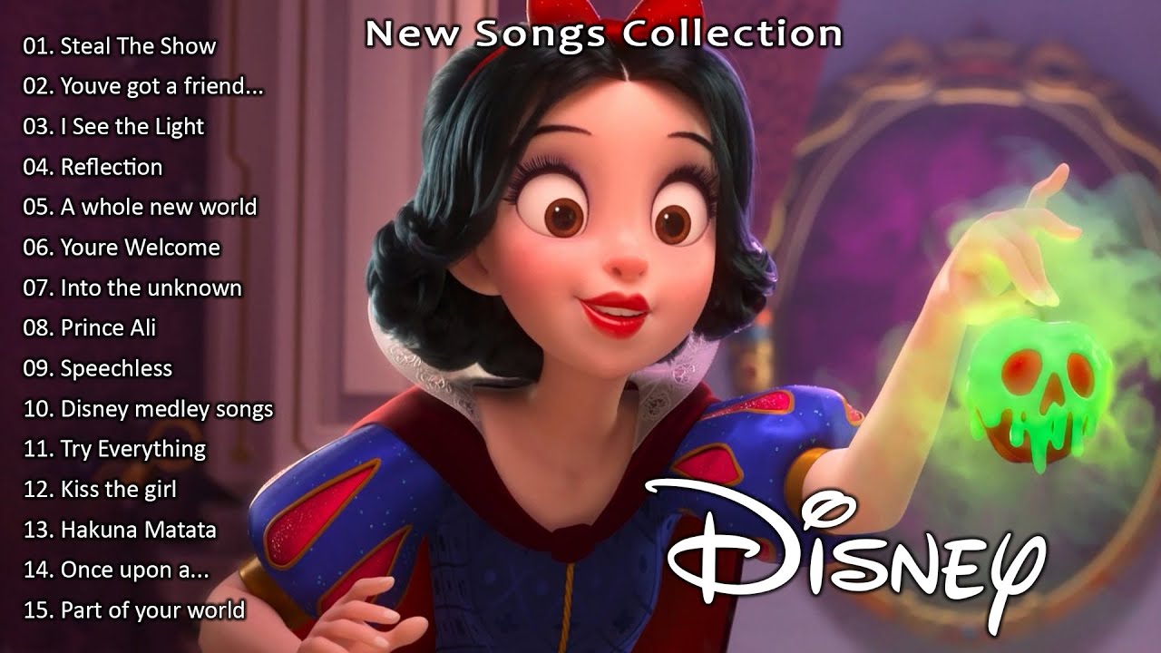 Disney Songs Lyrics Collection 💗👸🏻 Disney Best Hits 🪄 Disney Music ...