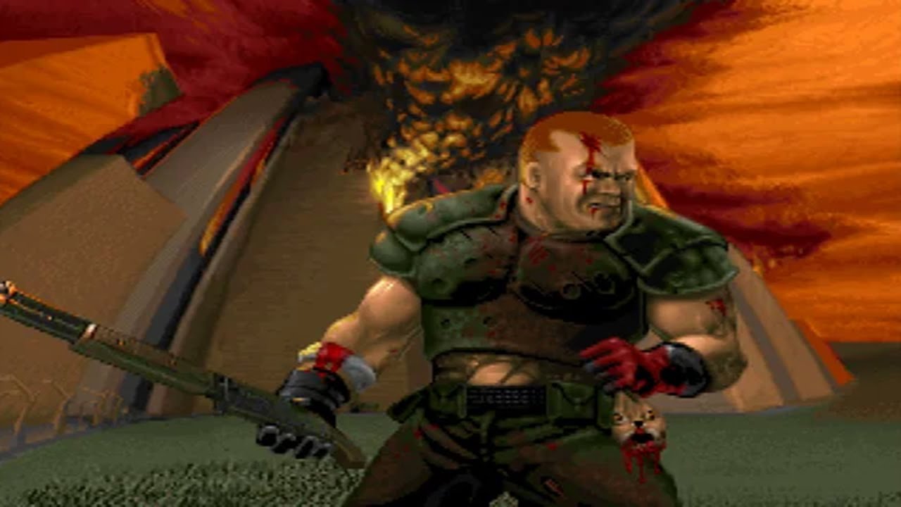 Brutal Doom v21 - Thy Flesh Consumed - Maps of Chaos hardcore - YouTube