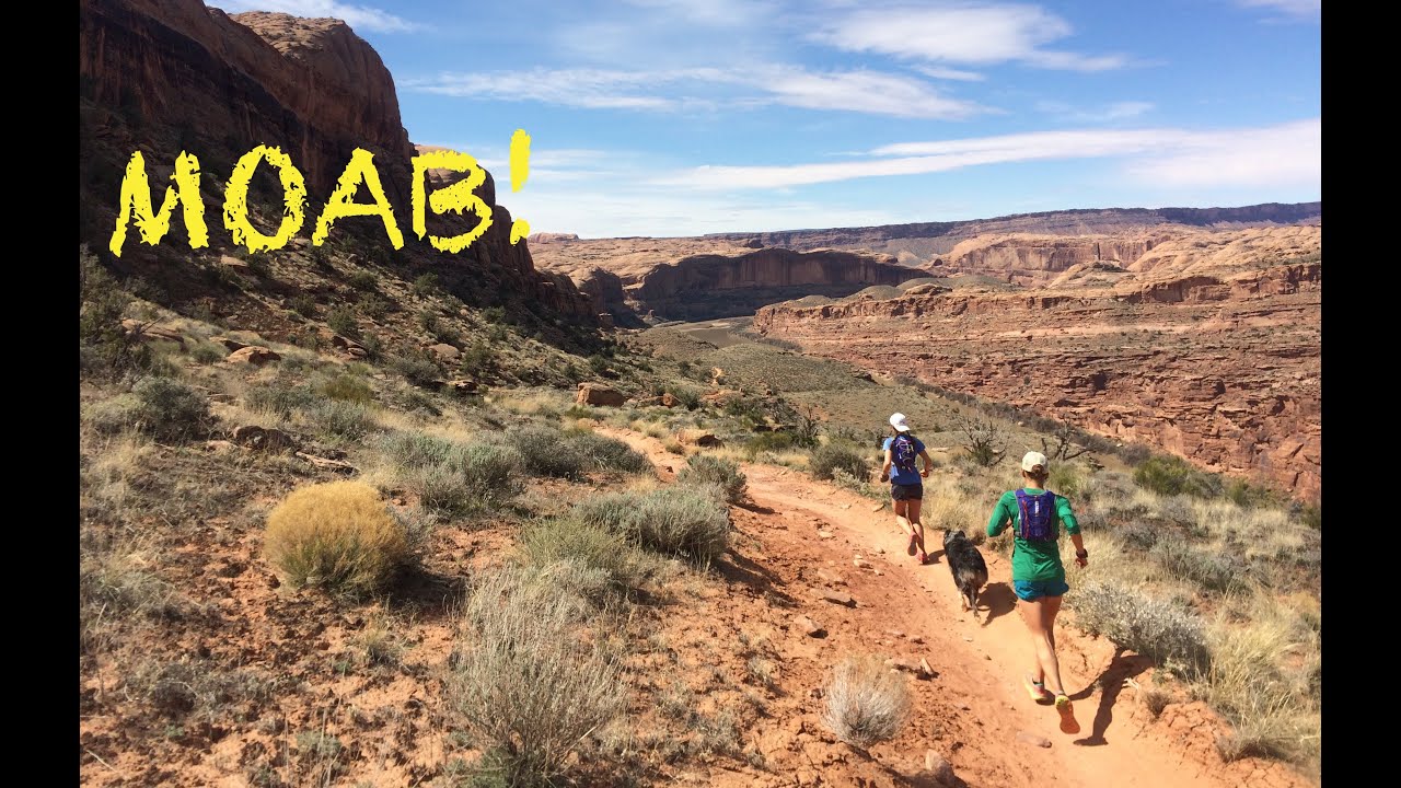 TRAIL RUNNING IN MOAB: PORCUPINE RIM - YouTube