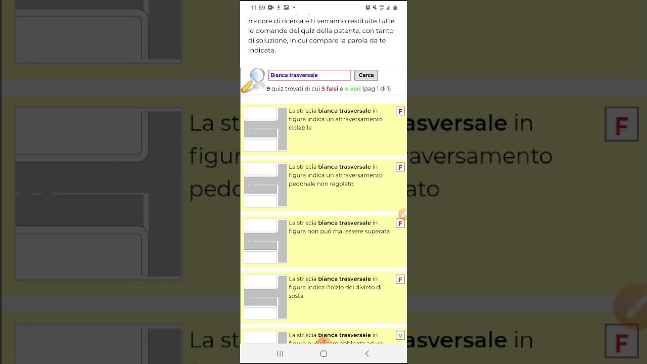 Codice della strada italiano in wolof: striscia bianca trasversale ...