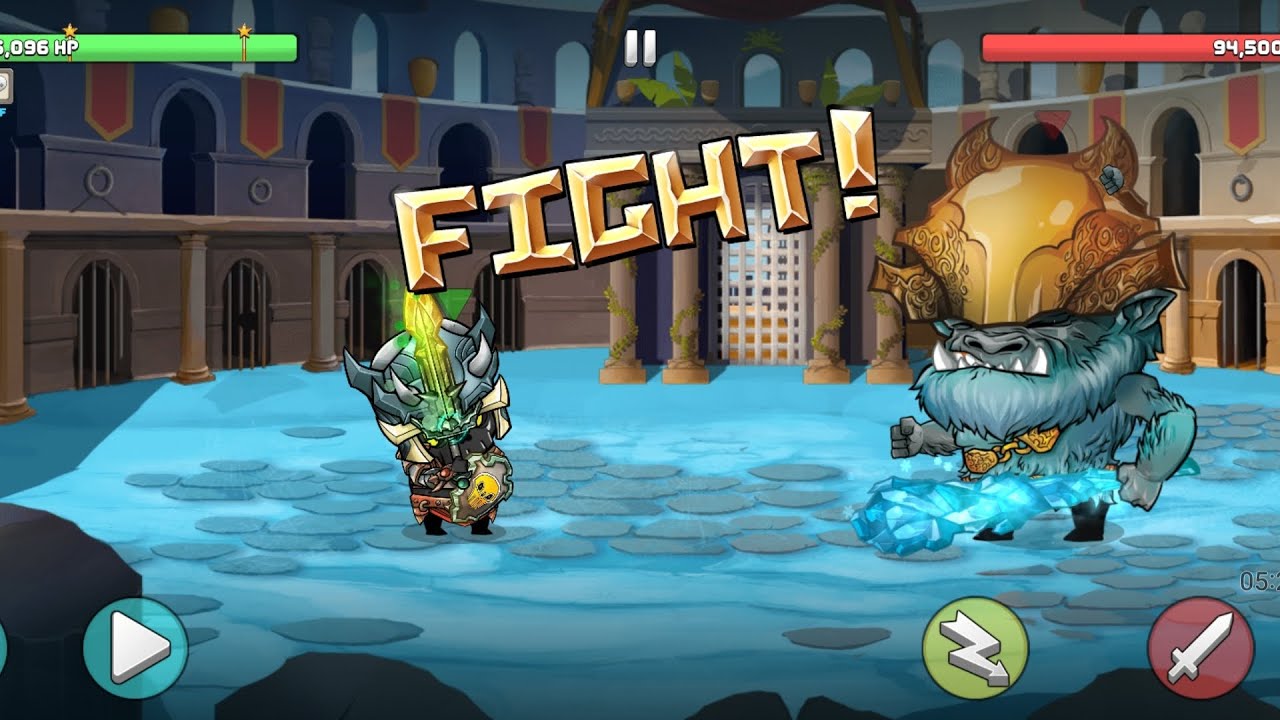 tiny gladiator tập 5 : người tuyết và những trận pvp - YouTube