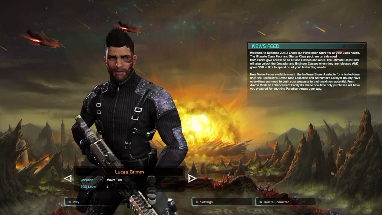 Defiance 2050 - Arkfall Hunting - ft Lucas - YouTube