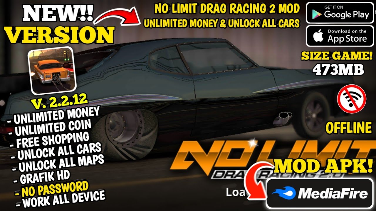 No Limit Drag Racing 2 Mod Apk Terbaru 2025 Versi 2.2.12 - Unlimited ...