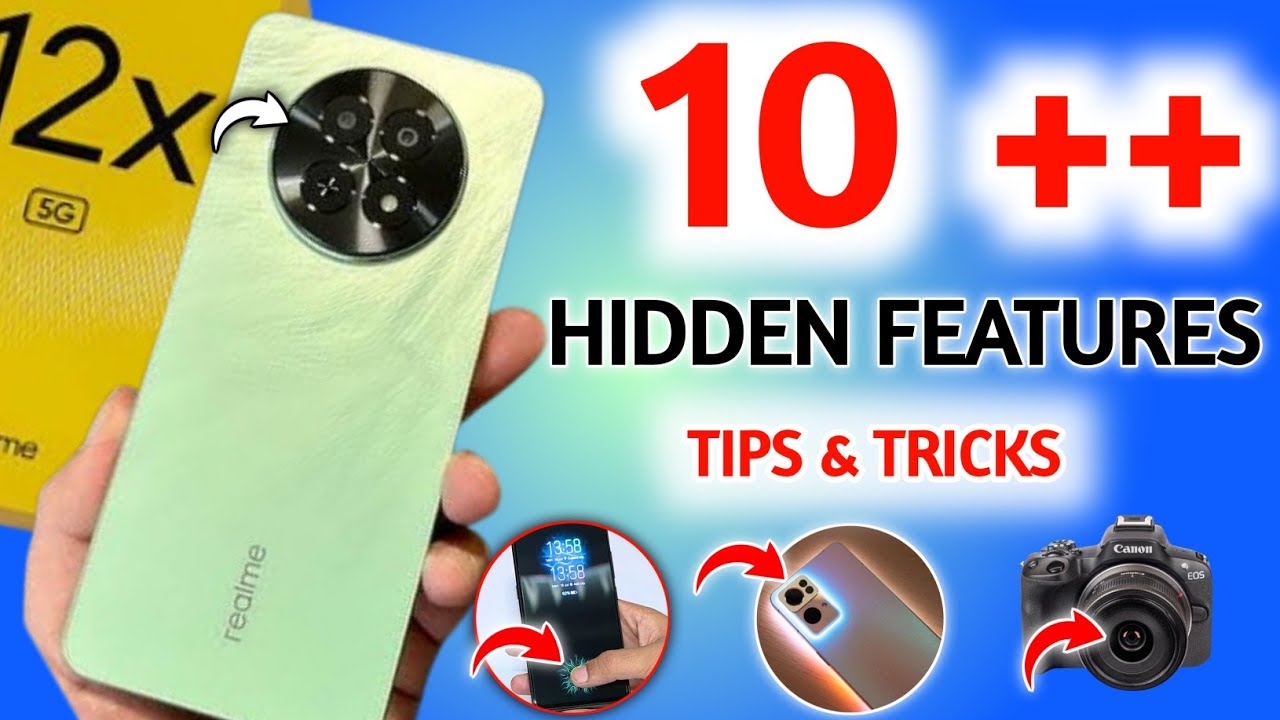 Realme 12x 5G Tips And Tricks 🔥 Hidden Top 10+ Special Features ...