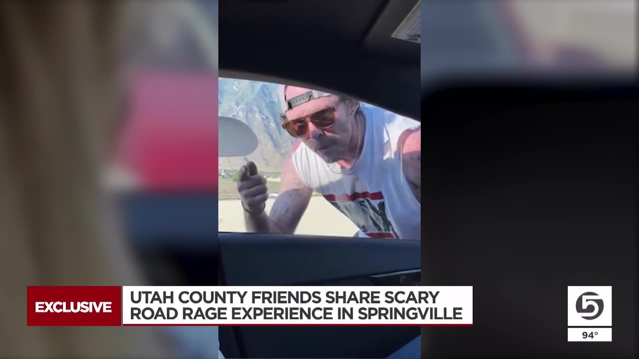 Utah County road rage victims share dramatic video of man punching ...
