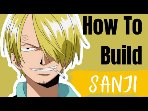 merakit mainan LEGO BRICKS NANO BLOCKS (SANJI ONE PIECE) // Assambled ...