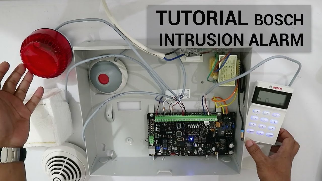Tutorial BOSCH INTRUSION SYSTEM - YouTube