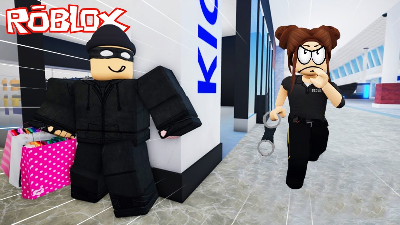 YAKIŞIKLI GÜVENLİK OLUP HIRSIZ YAKALADIM!!😱Roblox Mall Security ...