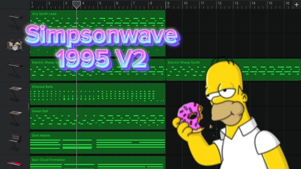 Simpsonwave 1995 V2 - YouTube