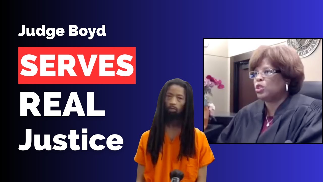 Judge Boyd SERVES Justice to Alleged Burglar - YouTube