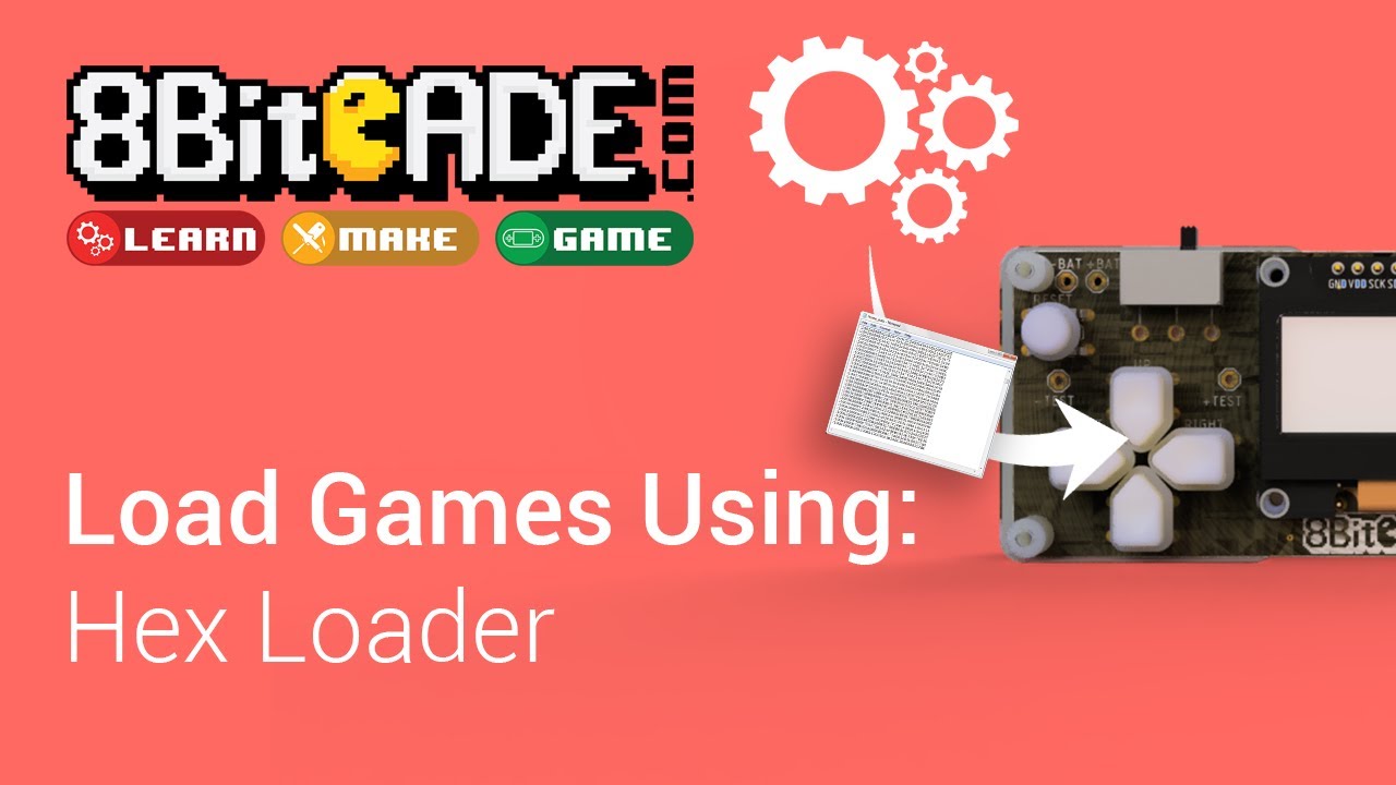 8BitCADE: Load games using Hex & Loader | 8BitCADE - YouTube