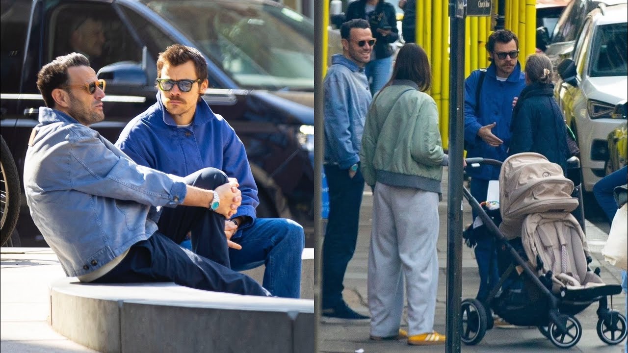HARRY STYLES & BEN WINSTON IN LONDON (April 11) - YouTube