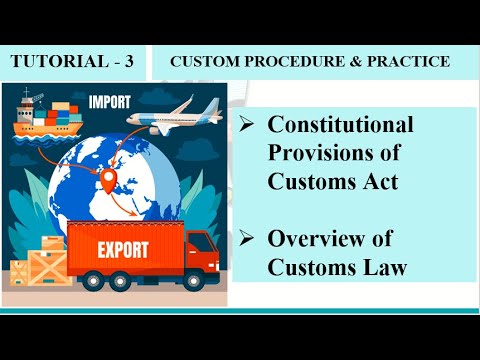 Customs Law - Overview - YouTube