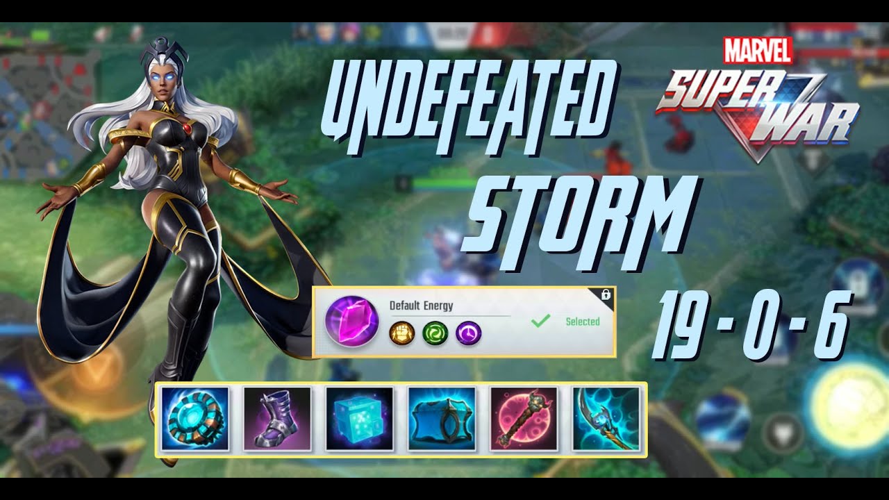 Undefeated STORM - MARVEL Super War - MOBA Gameplay - YouTube