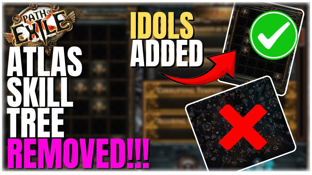 Path Of Exile - Atlas Skill Tree Removed / Idols Added / Total Revamp ...