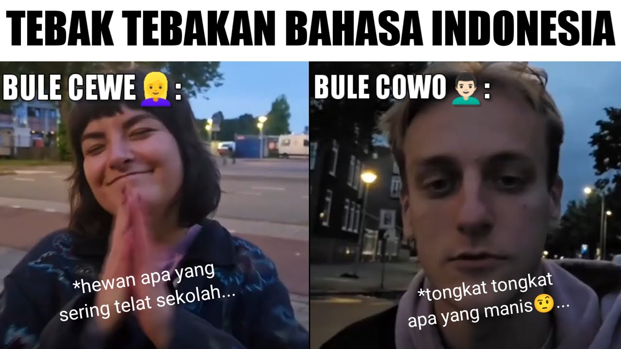 Perbedaan cewe vs cowo ketika menjawab tebak tebakan... (Bule version😱 ...