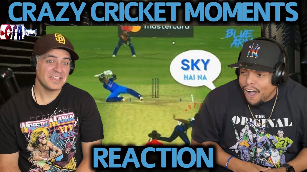 Crazy Cricket Moments REACTION - YouTube