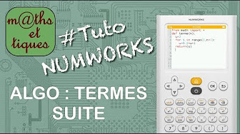 Tutoriels NUMWORKS - YouTube