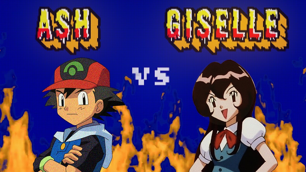 Ash Ketchum vs Giselle - Pokémon Battle - Trampled Version - YouTube