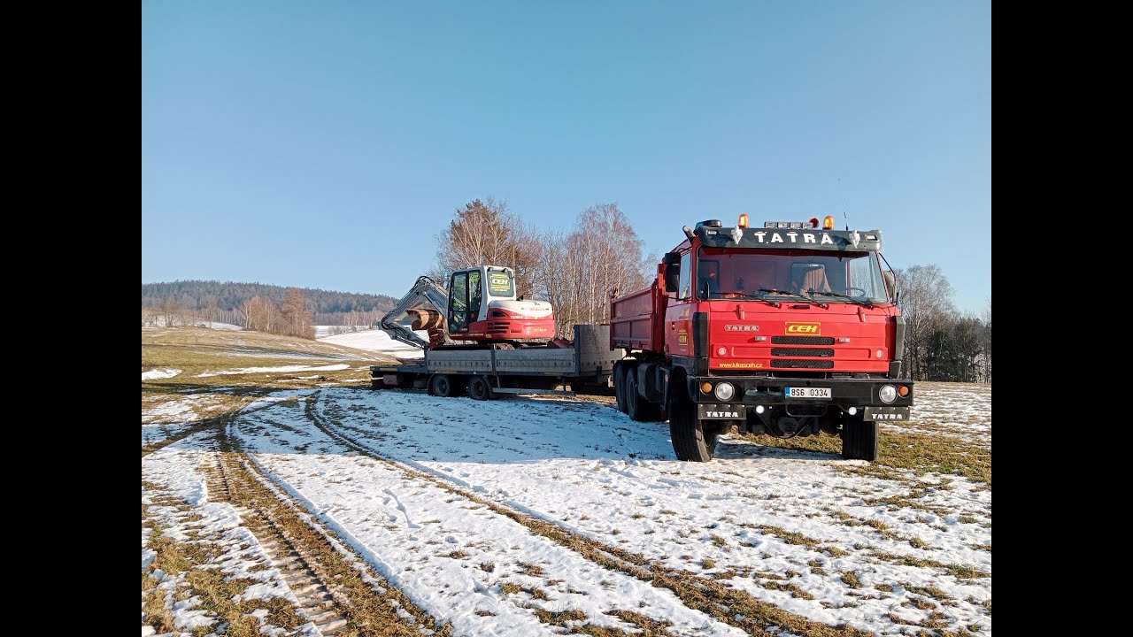 Tatra 815 T1 V10 6×6 Tipper - POV Driving - Engine sound - Excavator ...