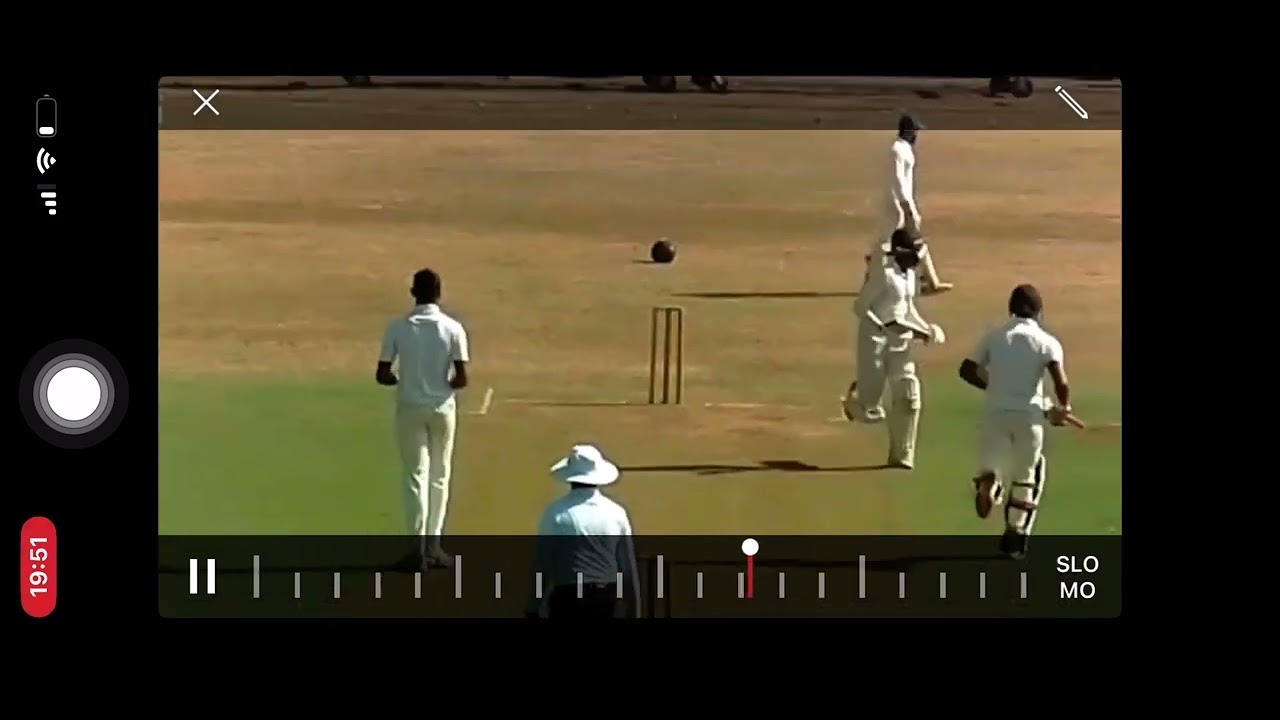 Aaryaraj hit 4 in A div debut match - YouTube