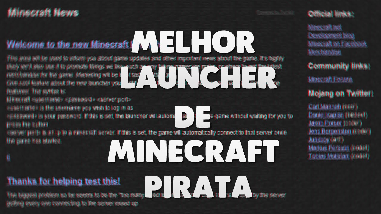 Launchers De Minecraft Pirata