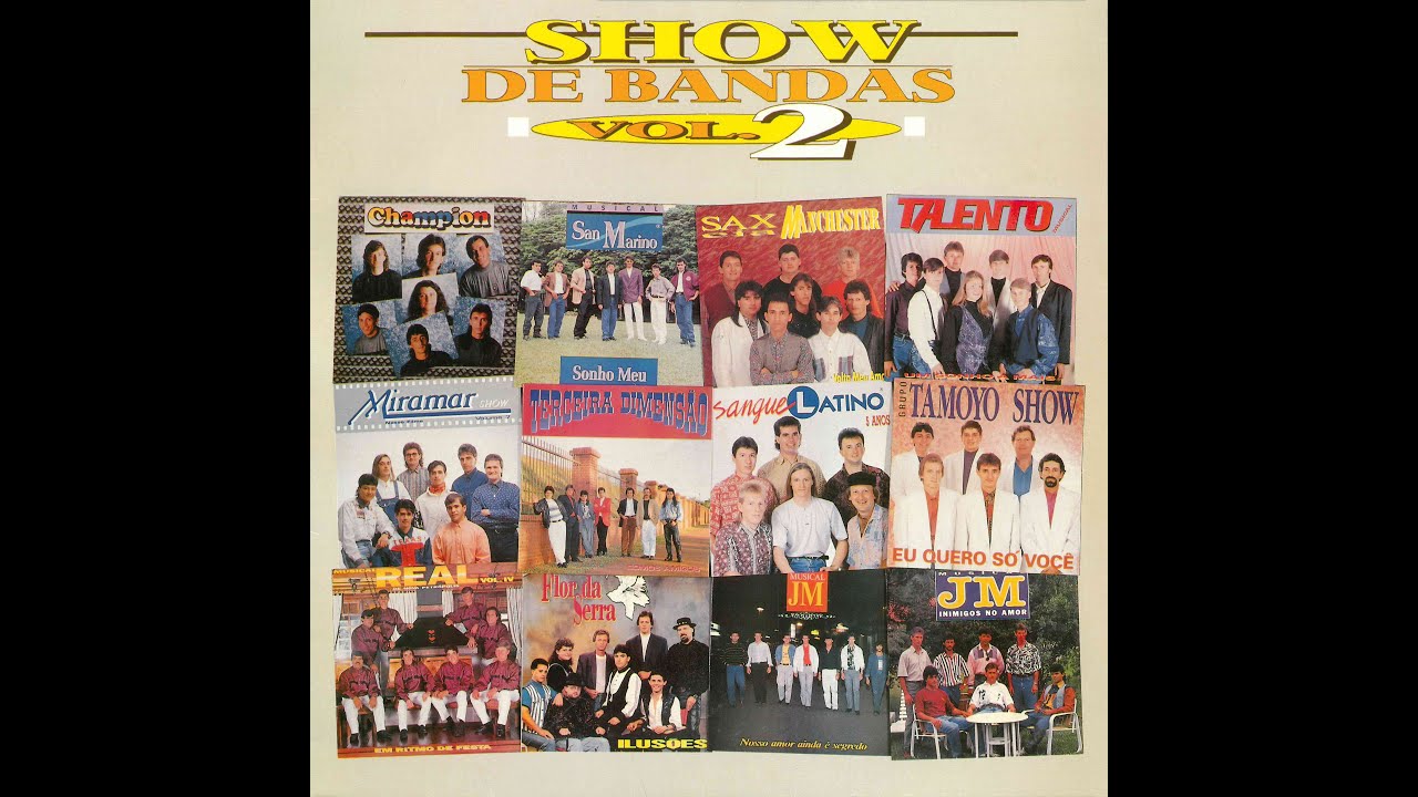Coletânea "SHOW DE BANDAS" (Vol.2) - (1995, LP/CD COMPLETO, STEREO HQ ...