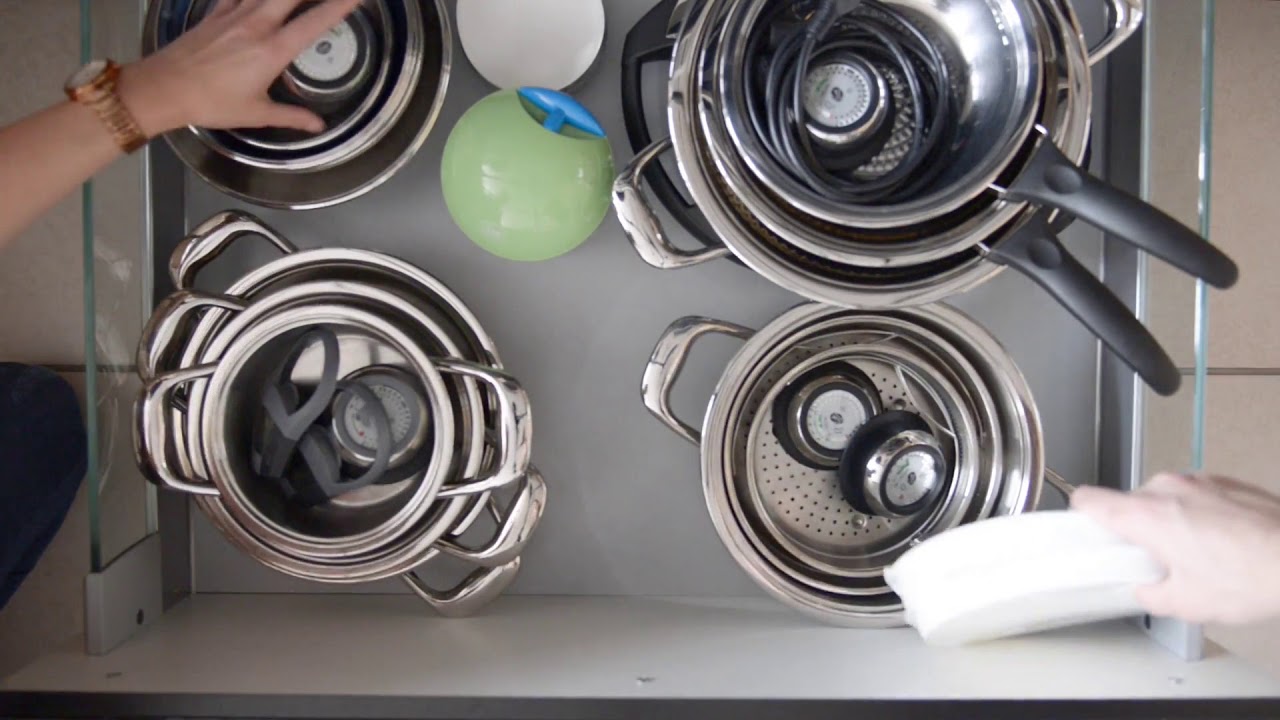 HOW TO Store AMC pots & pans - YouTube