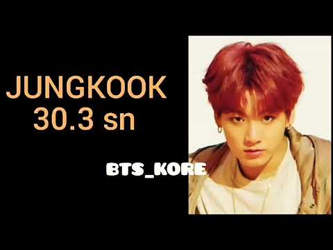 BTS IDOL MV 'sinde üyelerin söyledikleri bölümlerin süreleri 💥