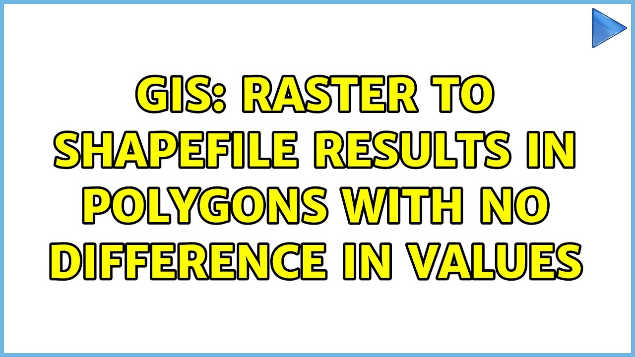 GIS: Raster to shapefile results in polygons with no difference in ...