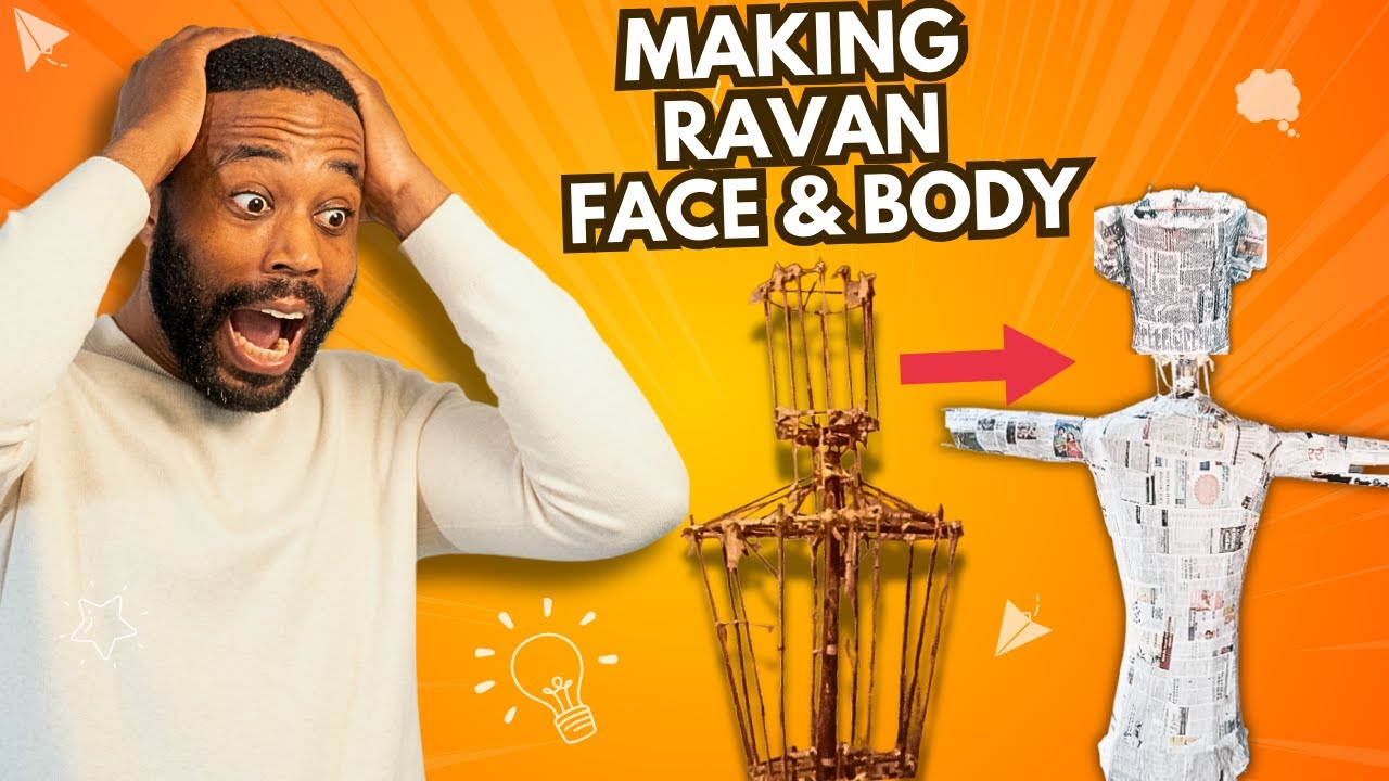 Making Ravan Face & Body ! Day 5 ! Something Coming Soon ! 2024 ! - YouTube