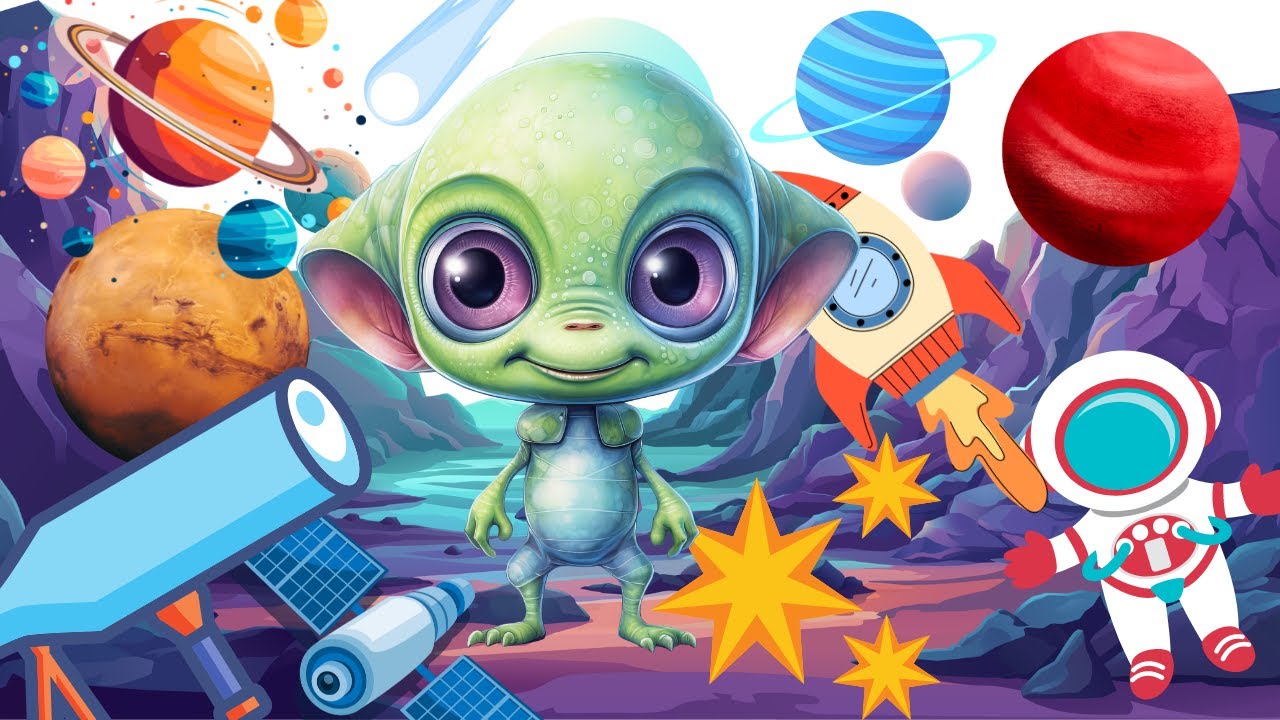 BrightKidz || The Planet and The Space || Learn Planet Vocabulary ...