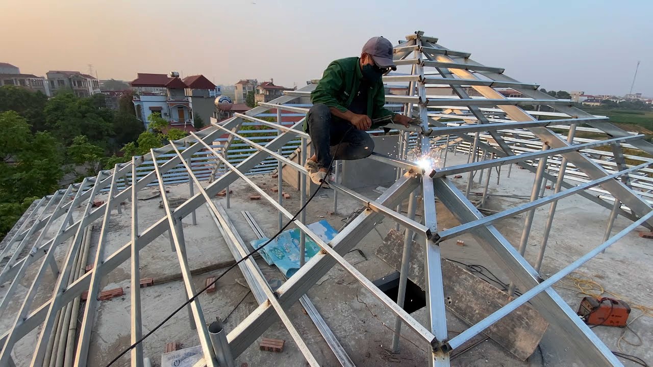 Japanese roofing process from A to Z all - YouTube