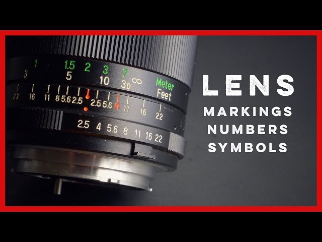 Vintage Camera Lens Numbers, Symbols, And Markings, 58% OFF