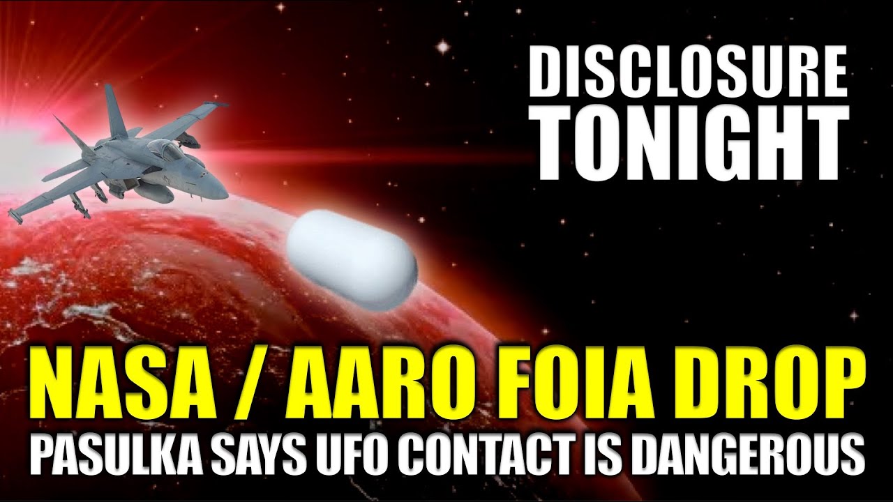 UFO NEWS | NASA/AARO FOIA DROPS | UFO CONTACT IS DANGEROUS | Thomas ...