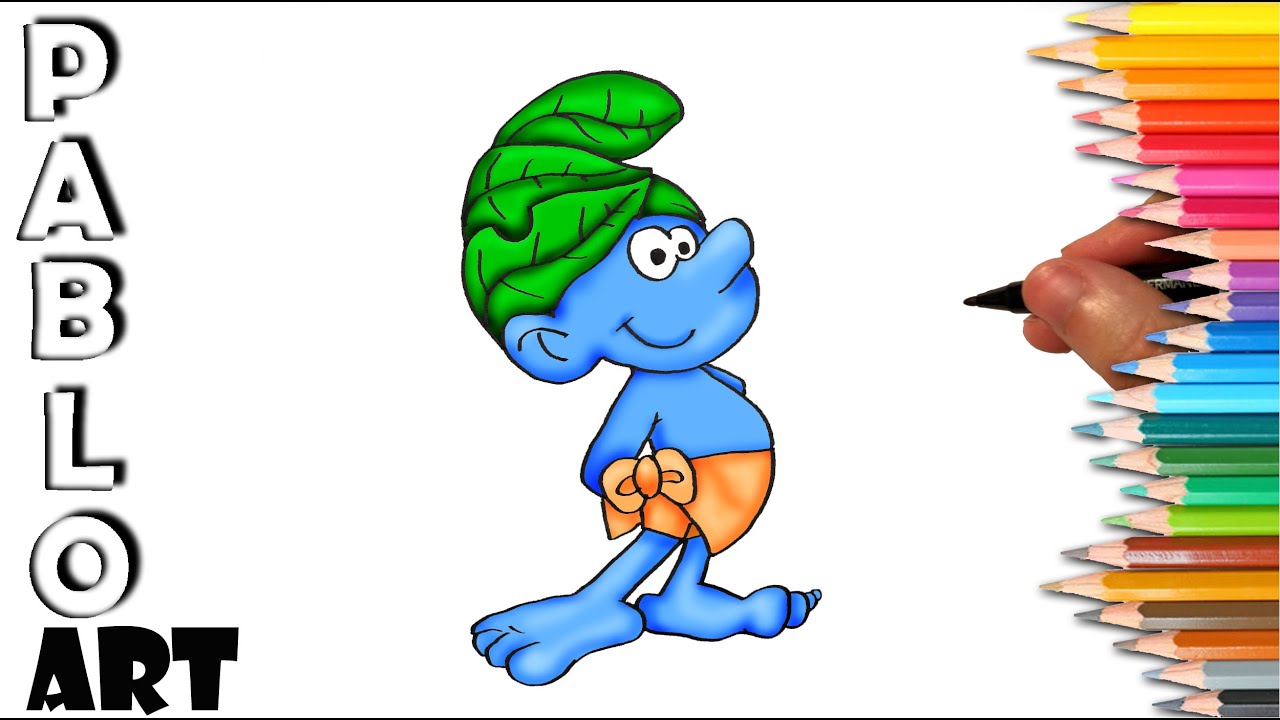 How to draw Wild Smurfs from 🍄 The Smurfs | Learn to Draw step by step ...