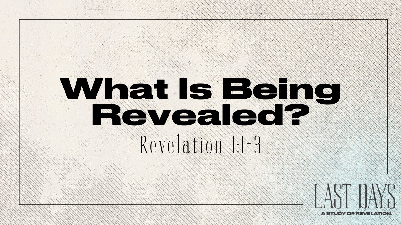 Last Days: What is Being Revealed - YouTube