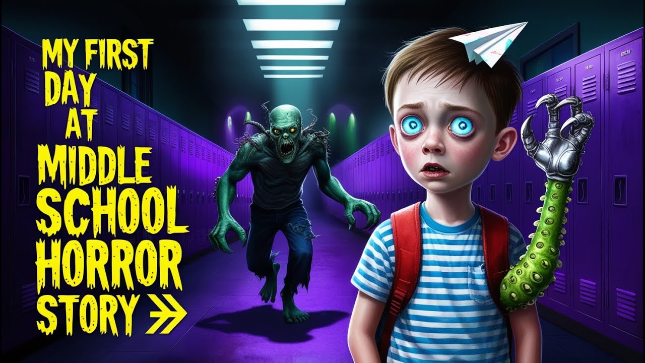 true disturbing first day at school | scary story animated | school ...