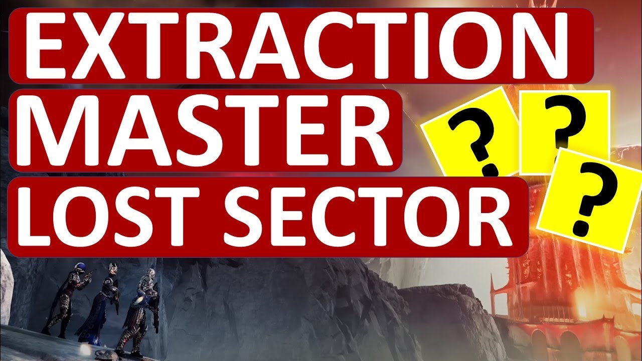 Destiny 2 | Master Lost Sector Extraction | Exotic Arms Armor | Master ...