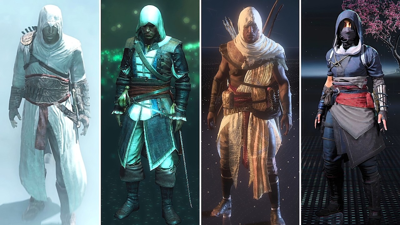 The Evolution of Assassin's Creed Loading Screens (2007 - 2025) - YouTube
