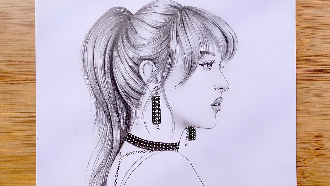 How to draw a girl / SMART GIRL DRAWING - Pencil sketchs. - YouTube