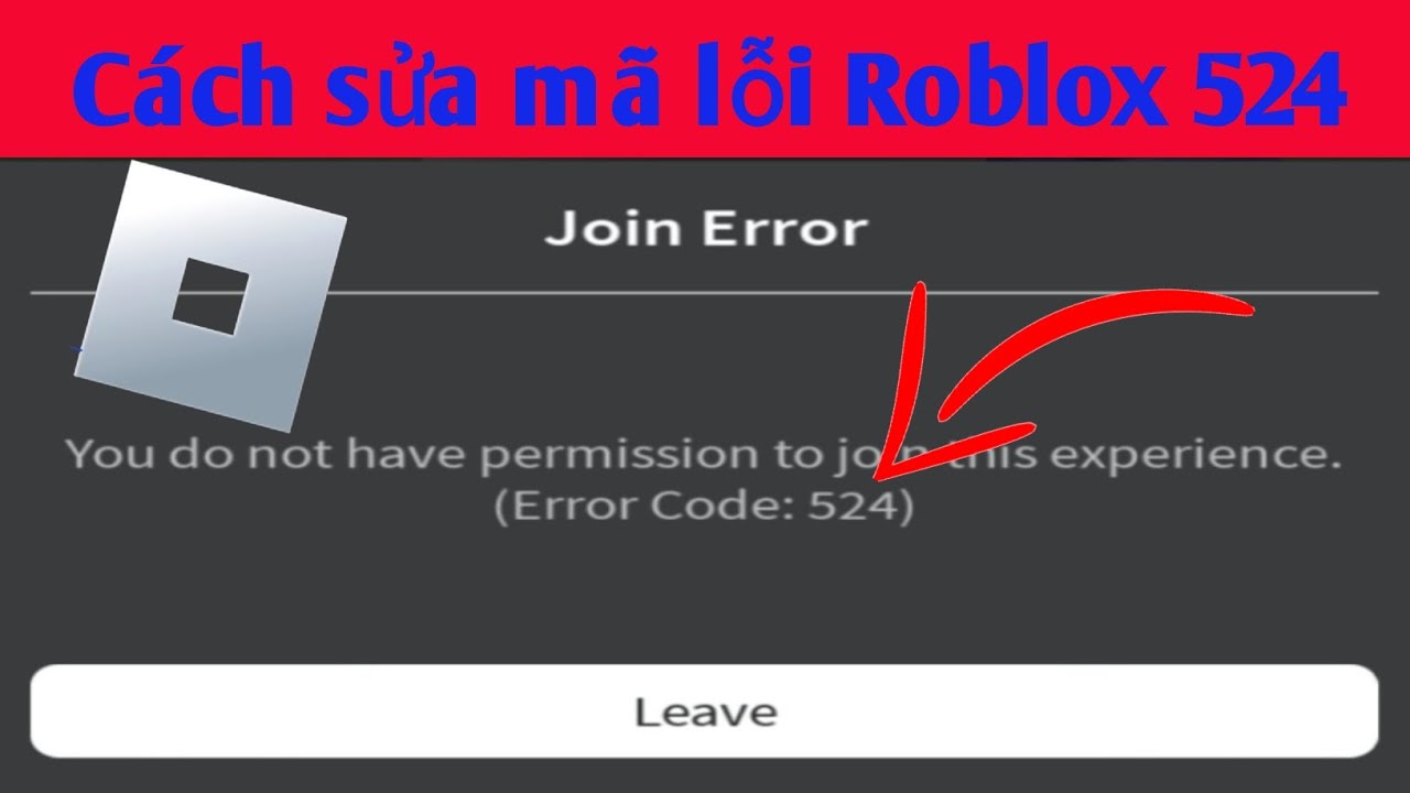 Cách sửa lỗi mã 524 trong Roblox (2024)! Sửa lỗi mã 524 - YouTube