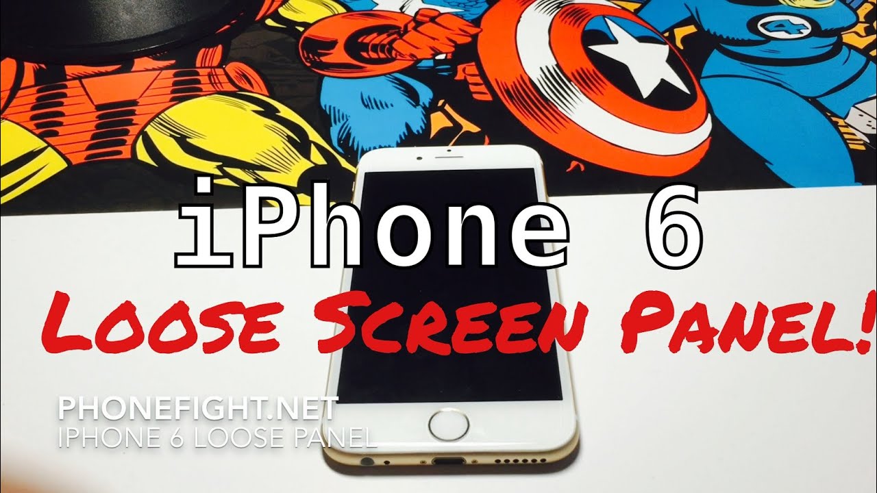 Apple iPhone 6 Loose Screen Panel! Build Quality Issues?! - YouTube