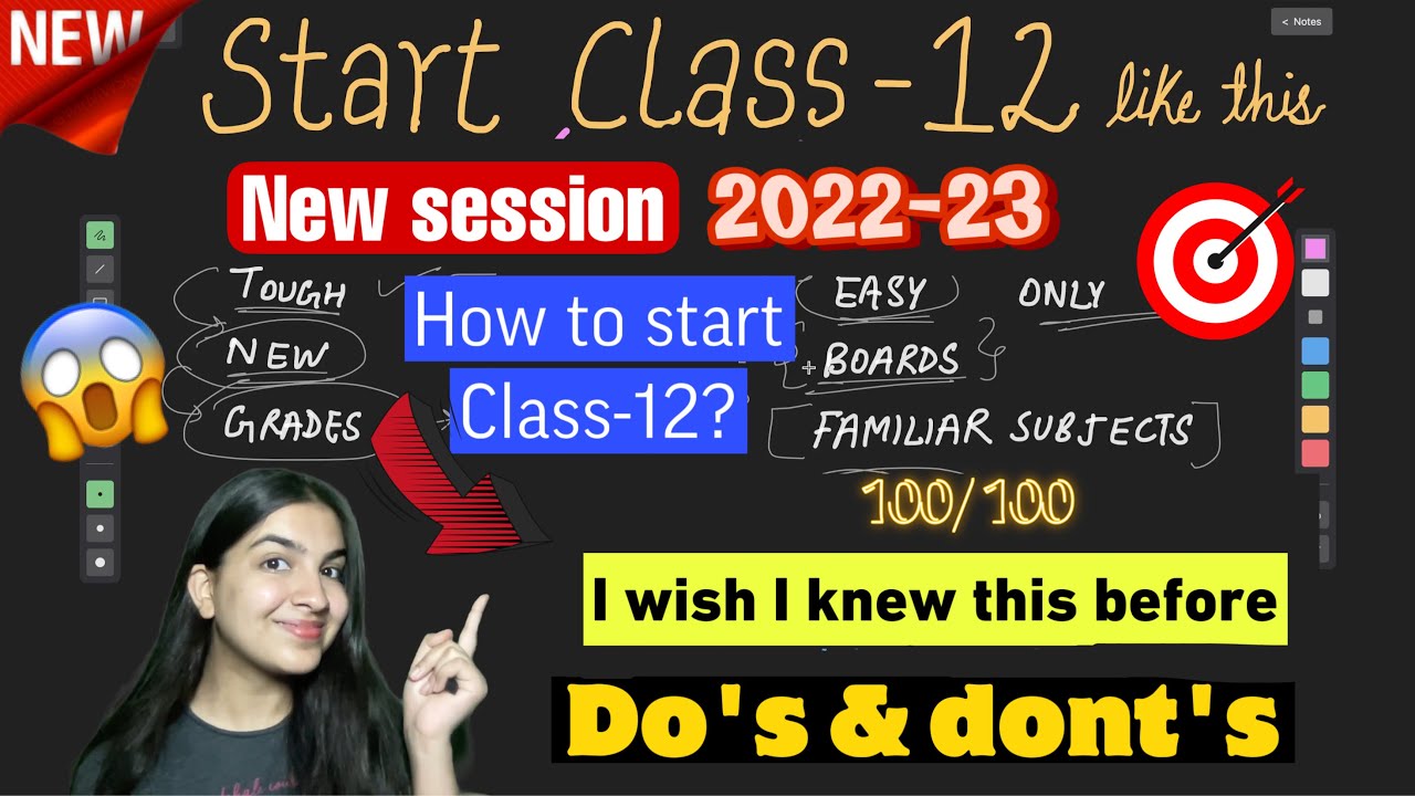 How to study for Class-12 New session (2022-23) from beginning? Best ...