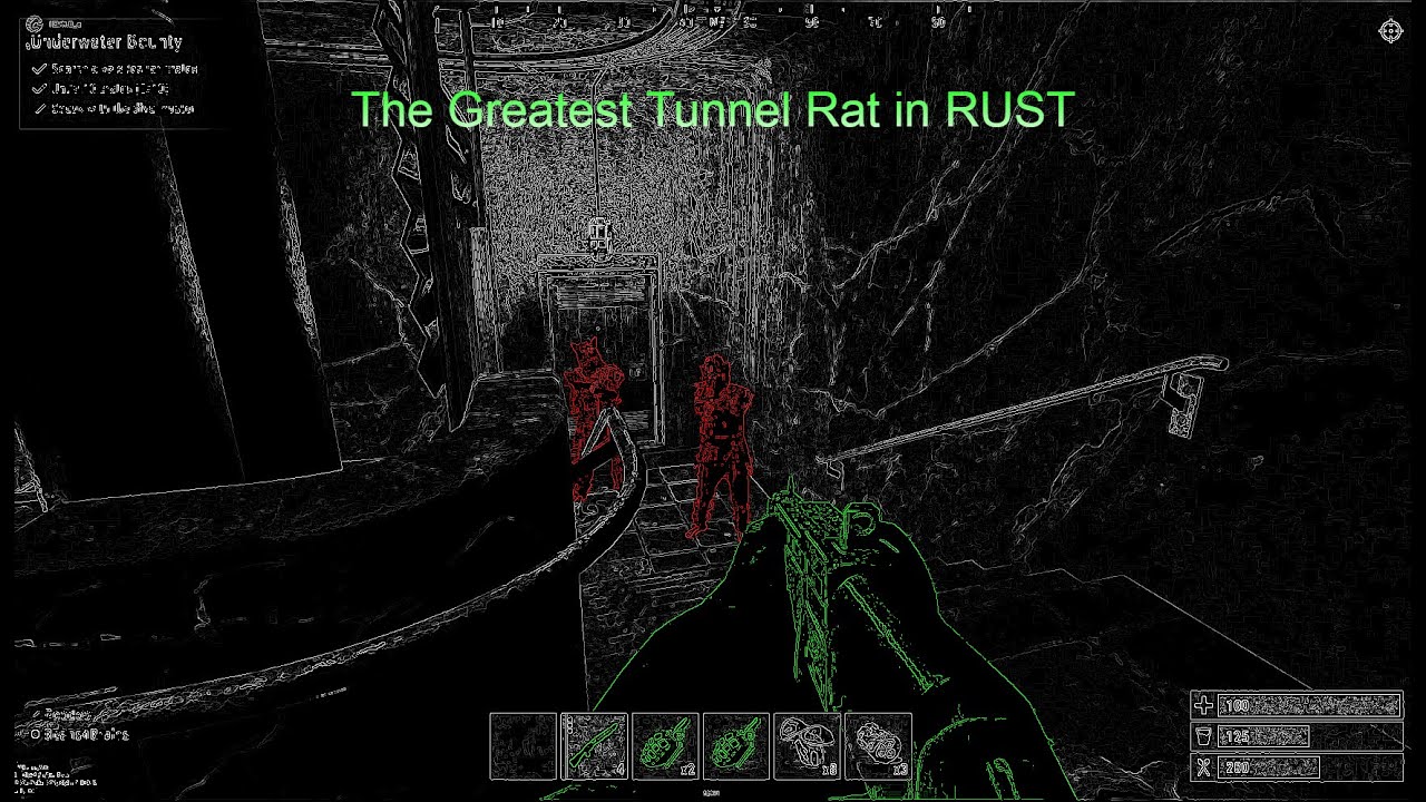 The Greatest Tunnel Rat In RUST - YouTube