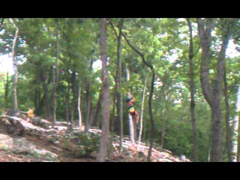 Zipline Ruby Falls, Chattanooga FB - YouTube