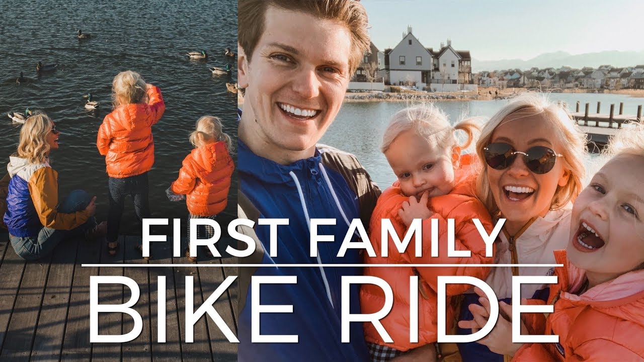 FIRST FAMILY BIKE RIDE - YouTube