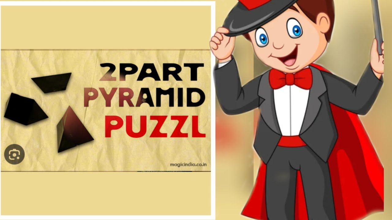 Brilliant magic #pyramid puzzle tutorial magic tricks super tricks ...