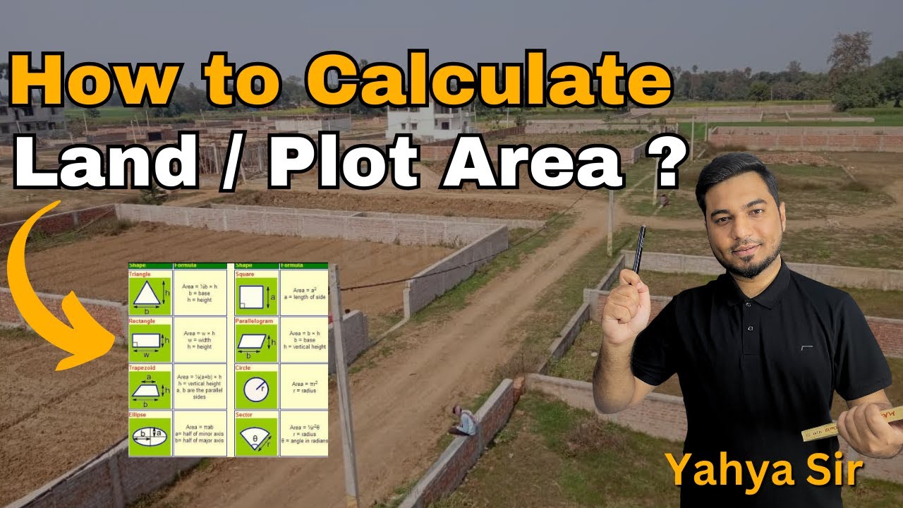 How To Calculate Land Plot Area YouTube
