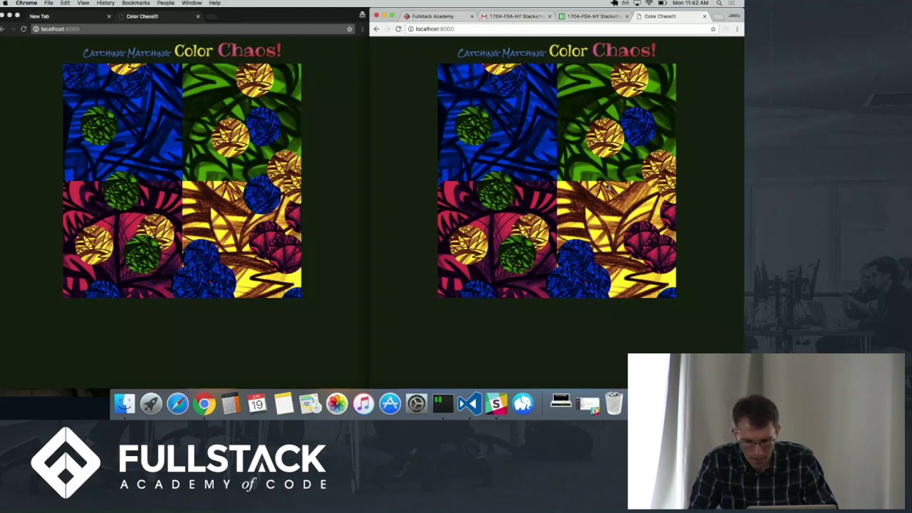 Stackathon Presentation: Catching Matching Color Chaos! Game - YouTube